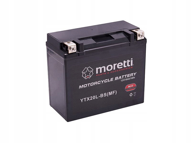 Akumulator Moretti GEL 12V 18Ah 270A MTX20L-BS-MF - 13449484883 - oficjalne archiwum Allegro