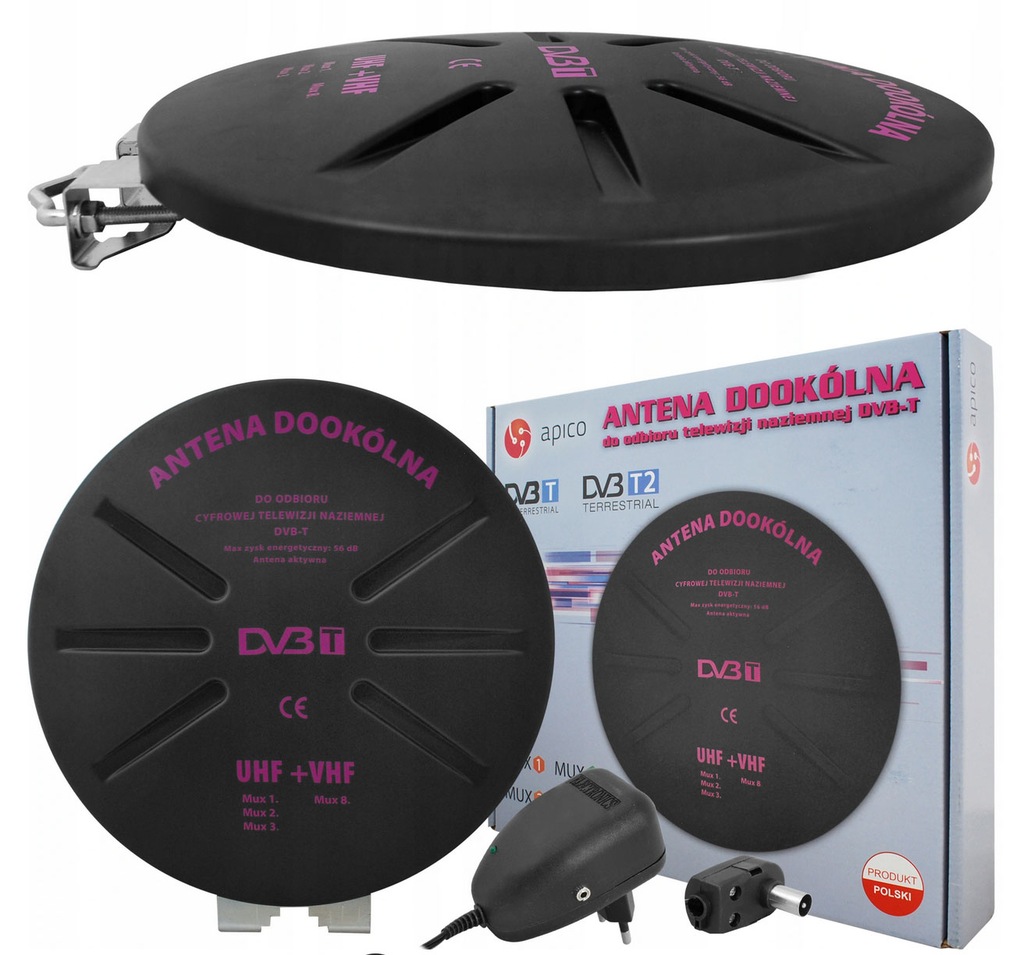 ANTENA DVB-T DOOKÓLNA 3w1 SUPER MOCNA 4K! PROMOCJA - 8564387949 ... ANTENA DVB-T DOOKÓLNA 3w1 SUPER MOCNA 4K! PROMOCJA - 8564387949 ...