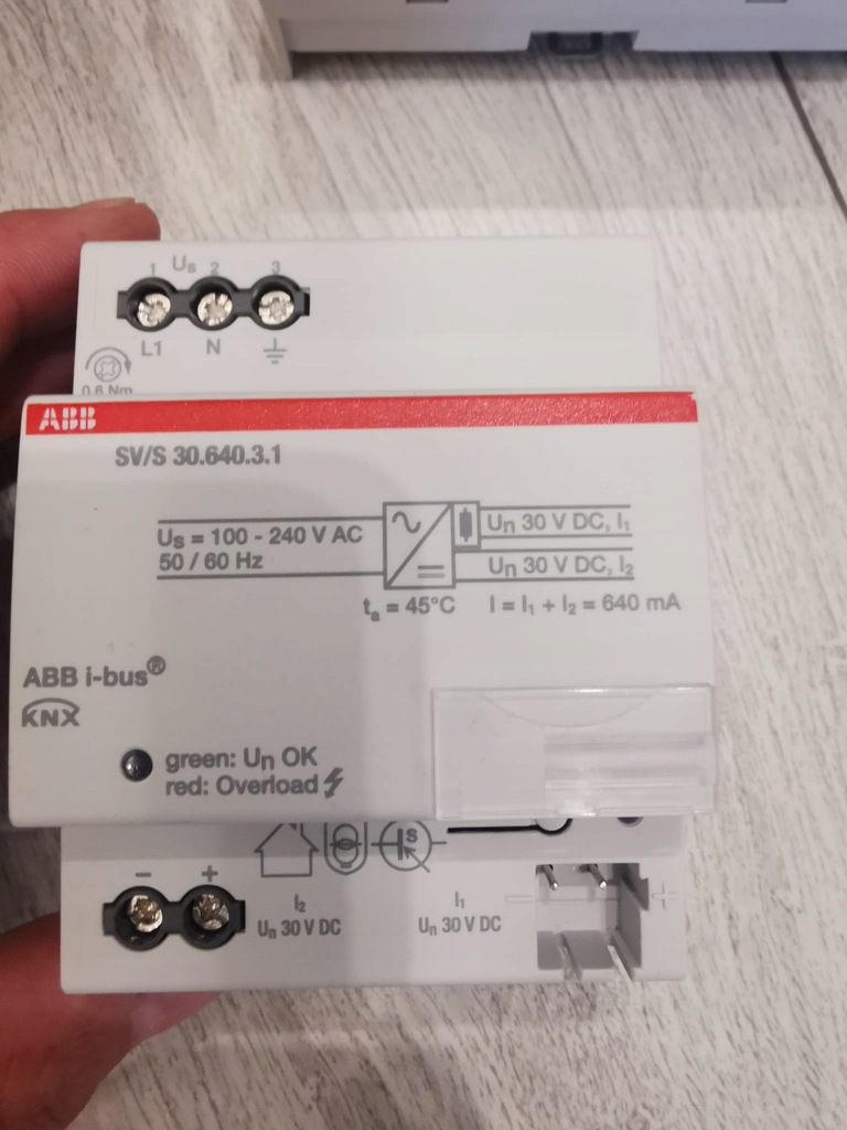 ABB SV/S 30.640.3.1 Zasilacz KNX 640mA - 13740718322 - oficjalne archiwum Allegro