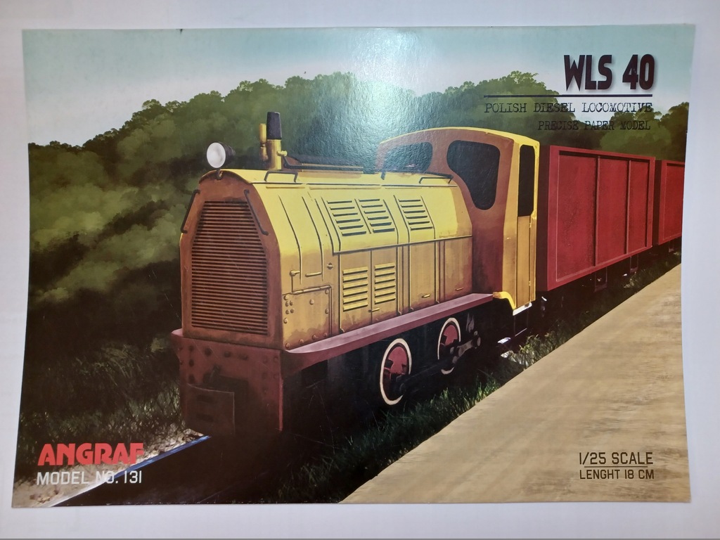 Lokomotywa spalinowa WLS 40 1:25 ANGRAF 131 offset - 12699610065 ...