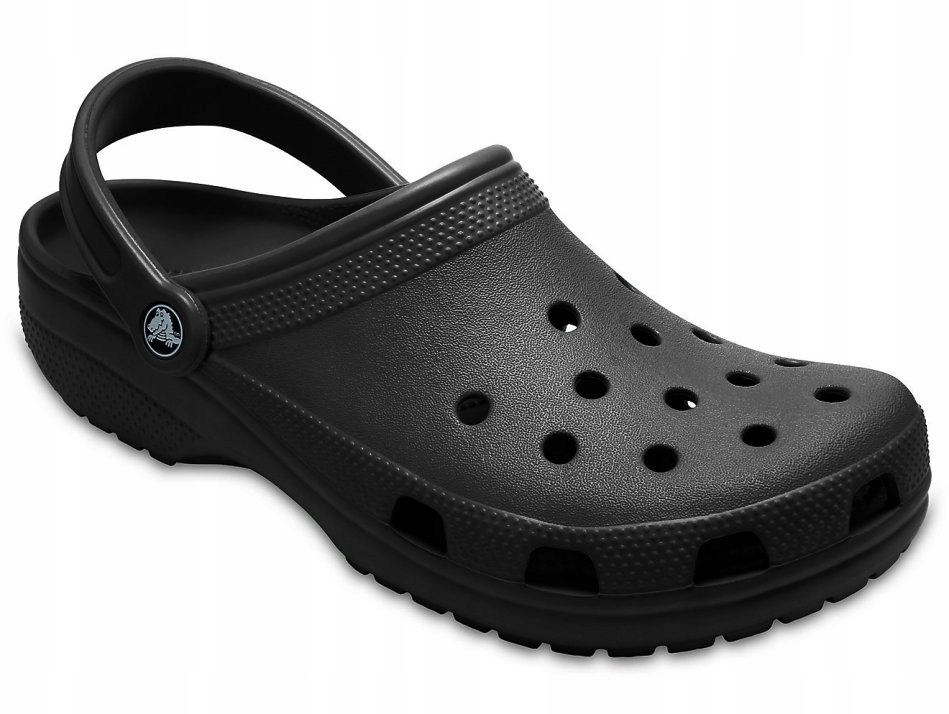 Crocs Classic 10001 M9 42-43 czarne klapki crocsy - 12785606105 ...