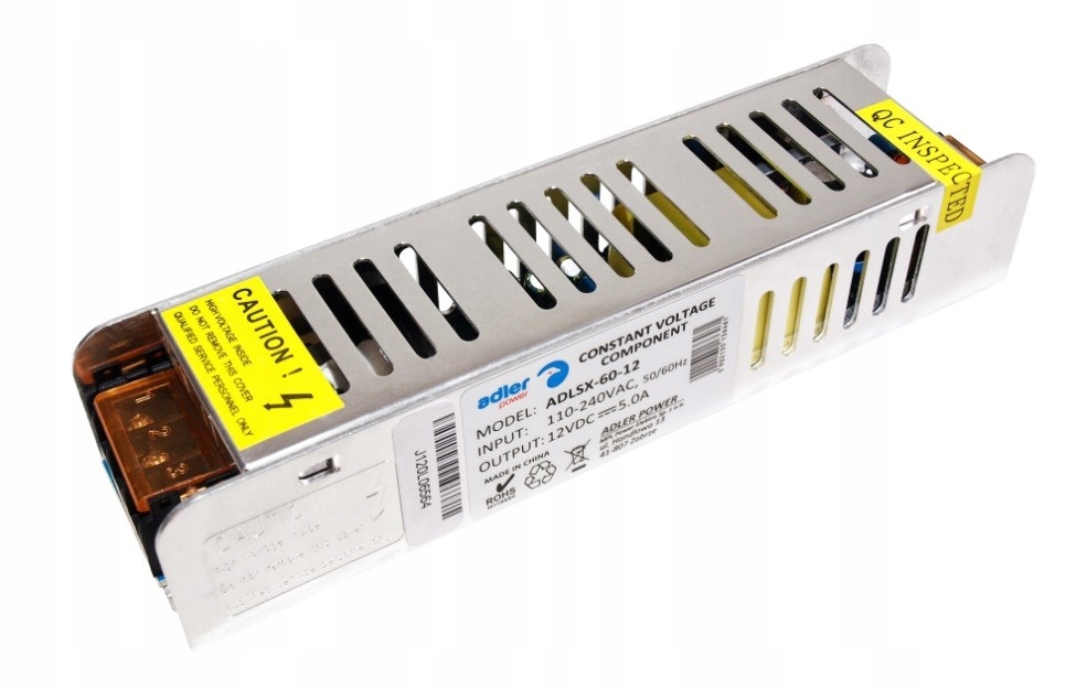 Zasilacz modułowy LED Transformator 60W 12V - 12732772404 - oficjalne ...