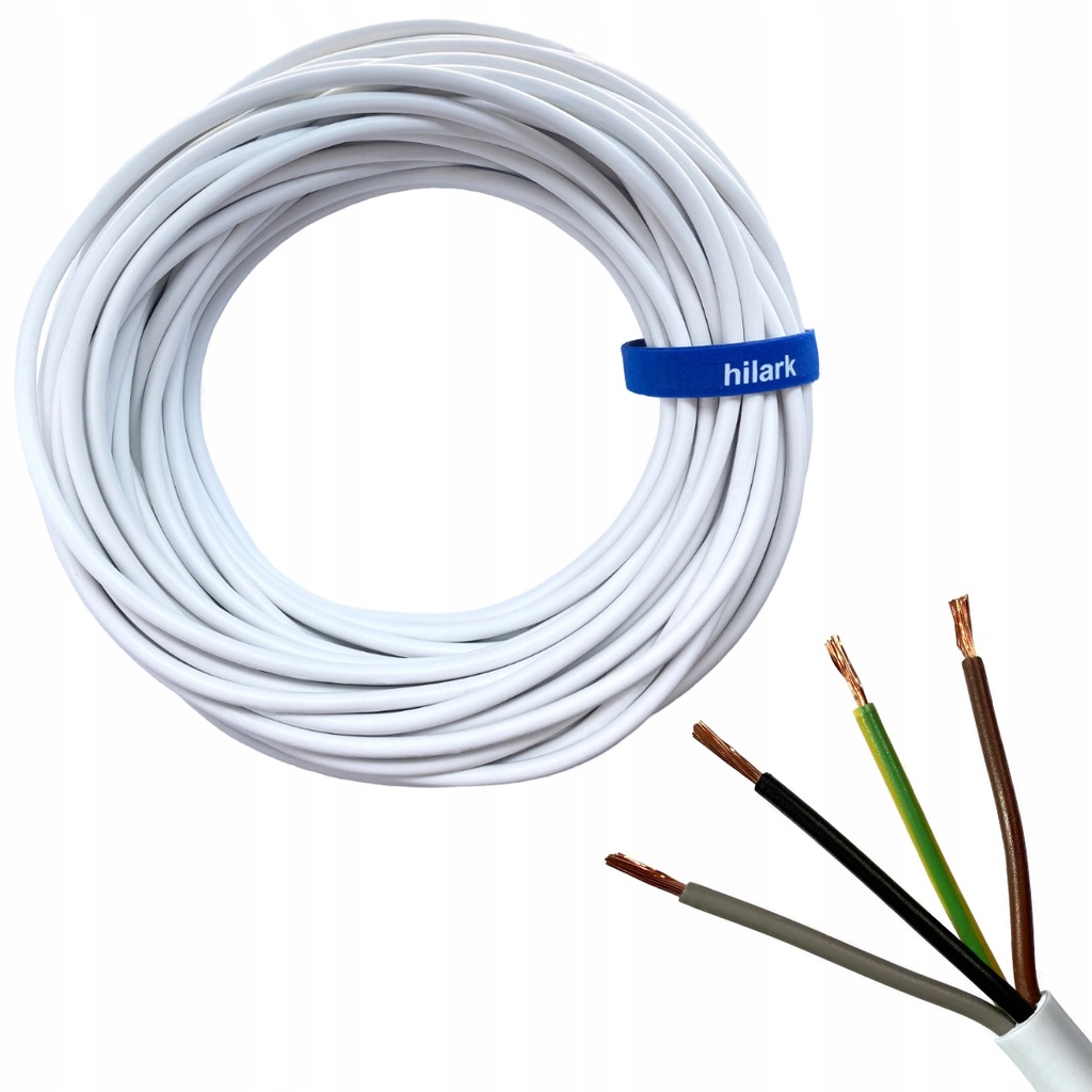 Przewód Kabel H03VV-F OMY 4x0,75 75m - 11227912516 - oficjalne archiwum Allegro