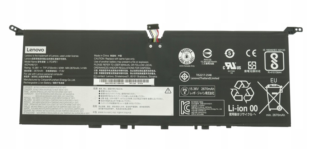 B512 Bateria L17C4PE1 Lenovo S730-13 730s-13 84% - 12212077589 ...