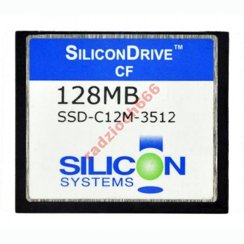Nowa Karta Compact Flash CF 128MB SiliconDrive - 5080794923 - oficjalne ...