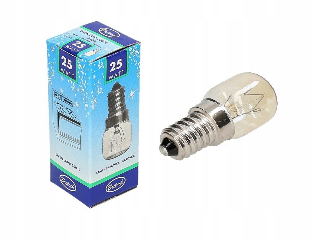 ŻARÓWKA DO PIEKARNIKA 25W GWINT E14 300 STOPNI C - 11817863636 - oficjalne archiwum Allegro