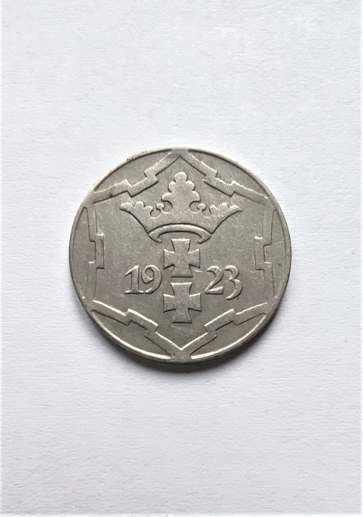 Polska, Wolne Miasto Gdańsk, 10 fenigów 1923 - 12776014809 - oficjalne archiwum Allegro