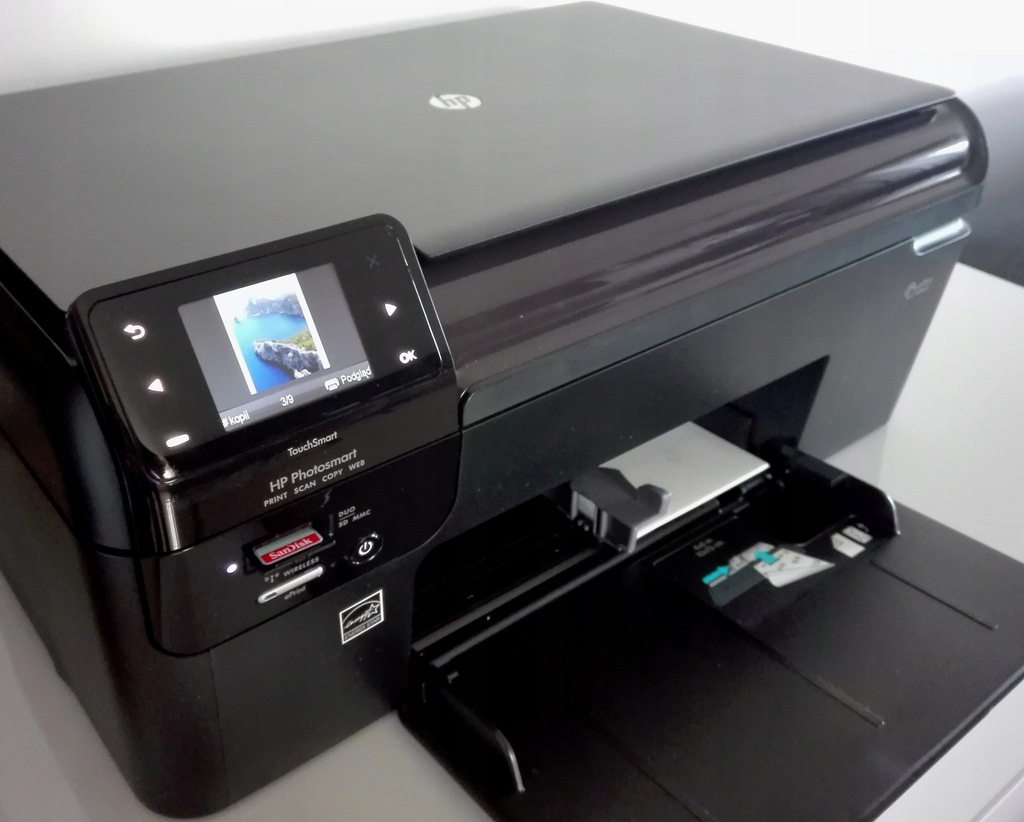 Drukarka HP Photosmart B110 Skaner WiFi 2xTUSZE XL - 8378997689 ...