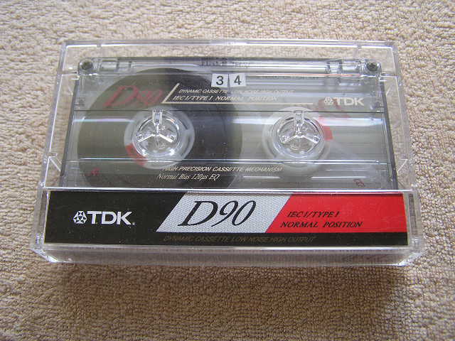 KASETA MAGNETOFONOWA - TDK D 90.12 - 12199311012 - oficjalne archiwum Allegro