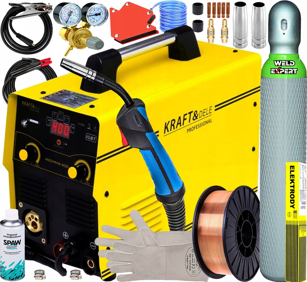 MIGOMAT KRAFT&DELE KD811 MIG/MAG MMA TIG FLUX 230V - 13774569154 ...