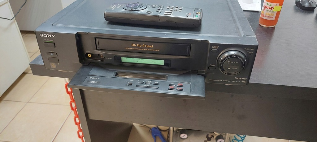 SONY SLV-E50 -+pilot MAGNETOWID VHS - 15105141215 - oficjalne archiwum Allegro