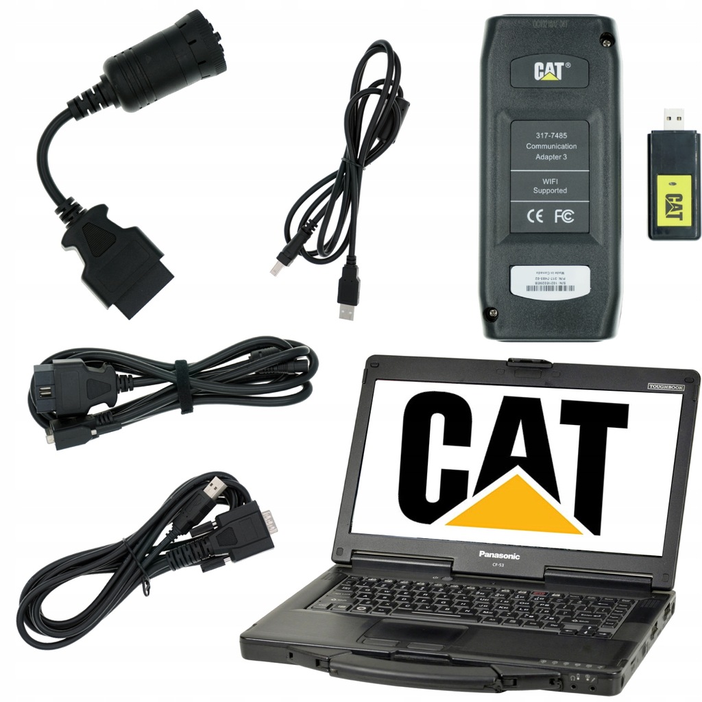 CAT CATERPILLAR CA3 laptop komputer diagnostyczny - 7983393925 ...