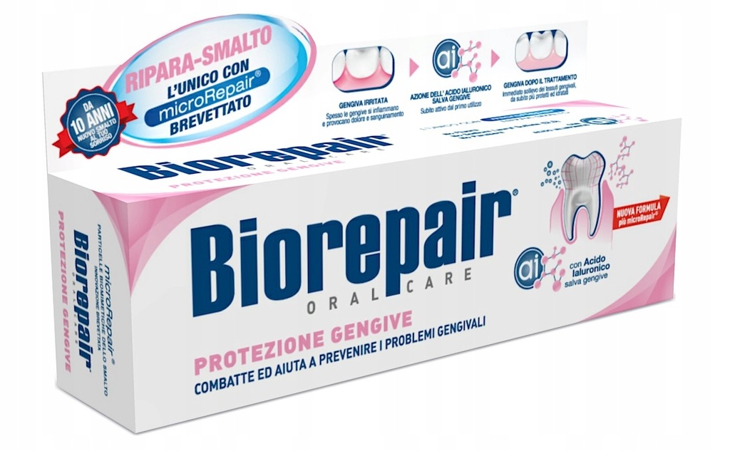 Blanx Biorepair delikatne dziąsła Pasta bez Fluoru - 7163840280 - oficjalne archiwum Allegro