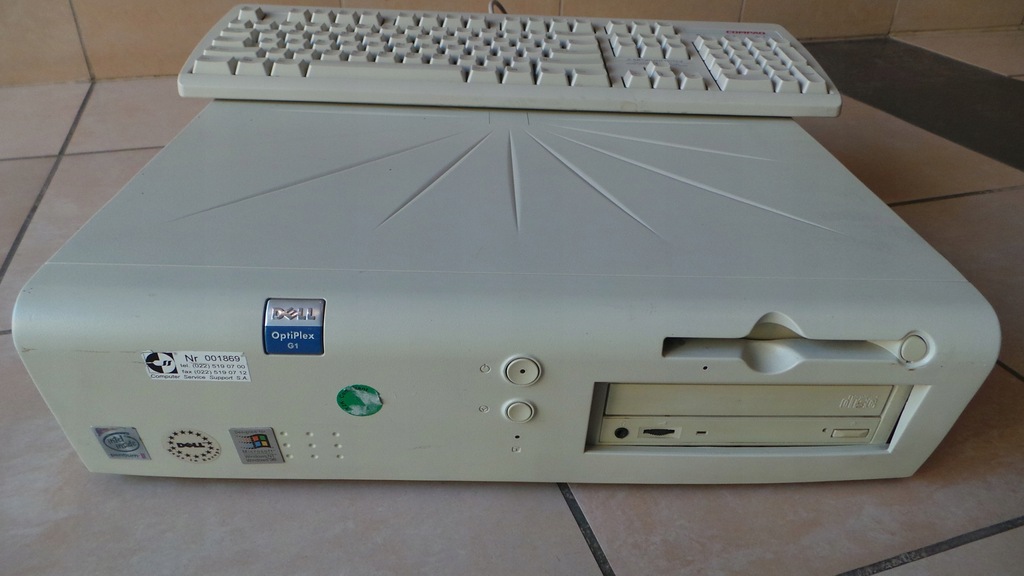 Stary komputer Dell Optiplex G1 Pentum II dysk - 13494138842 ...