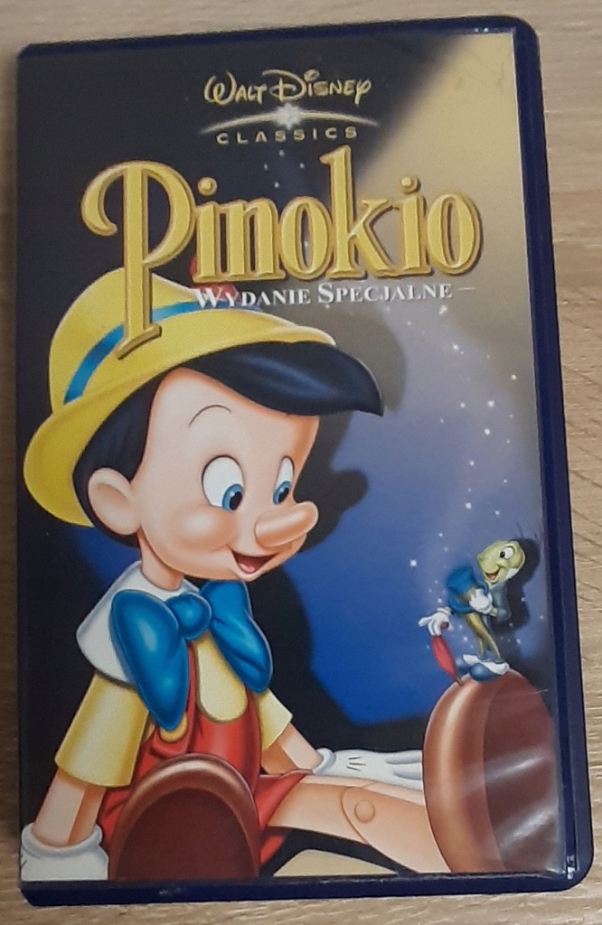 Kaseta wideo Pinokio Disney Wydanie specjalne VHS - 12893618567 ...