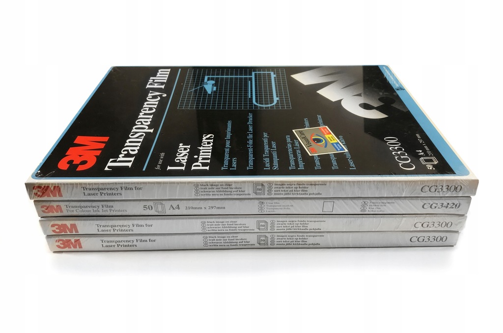 3M 3x CG3300 Folia do drukarek laserowych + CG3420 - 7682105194 ...
