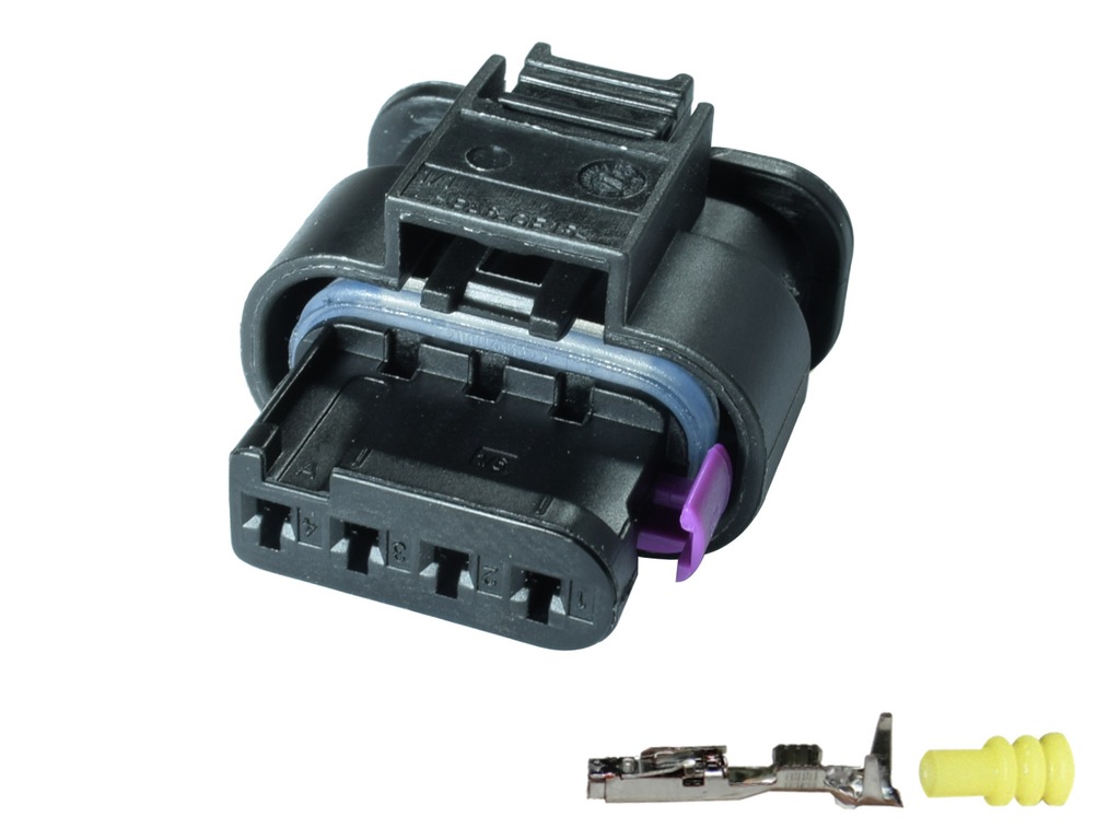 Wtyczka damska wtyk MCON 4 piny 4H0973704 k3936 - 6795465568 ...