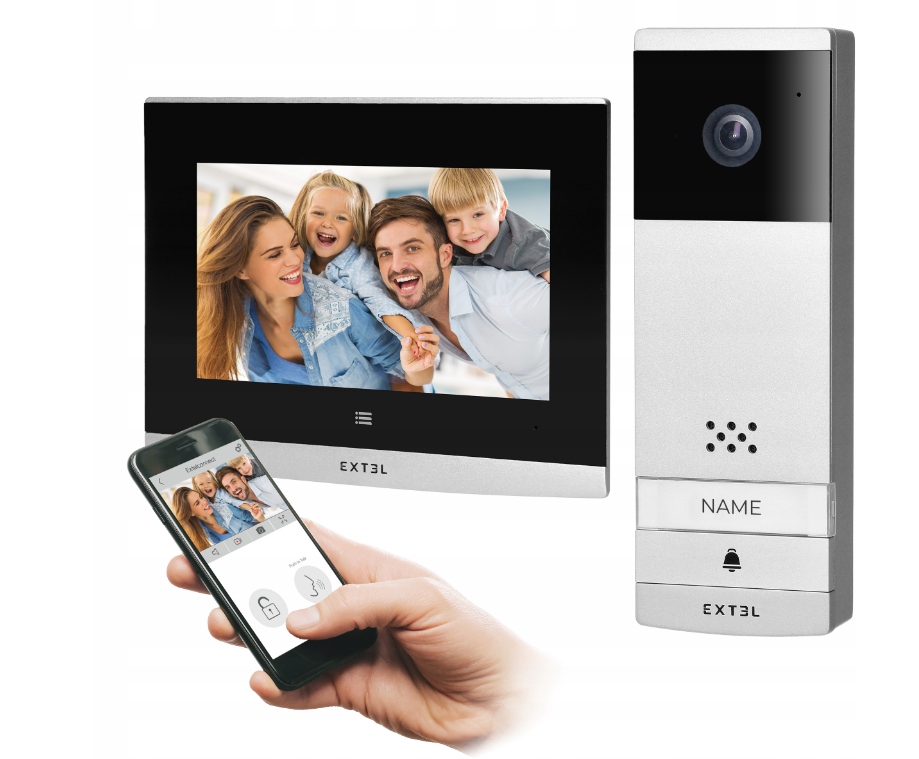 WIDEODOMOFON WIDEO DOMOFON WI-FI FURTKA + BRAMA - 13112470640 - oficjalne archiwum Allegro