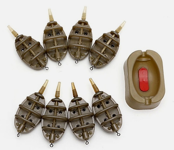 8x KOSZYK SPRĘŻYN METODY METHOD FEEDER GRUNT+FORMA - 7941943622 - oficjalne archiwum Allegro