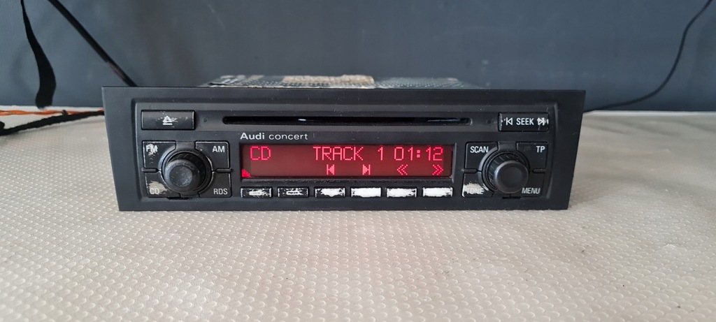 Audi Concert A3 8P Radio Cd 8P0035186 - 13966356186 - oficjalne archiwum Allegro
