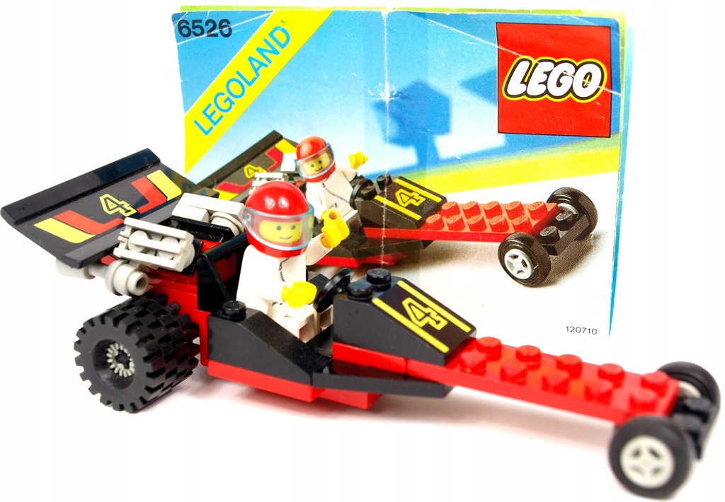 LEGO Lata 80 Legoland 6526 Town Red Line Racer OLD - 12569204101 ...