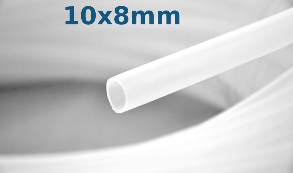 Przewód wąż rurka teflonowa PTFE 10x8 mleczny - 11479974850 - oficjalne archiwum Allegro