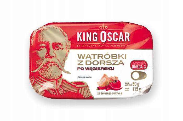 WĄTRÓBKI Z DORSZA PO WĘGIERSKU 115G KING OSCAR - 12598577124 ...
