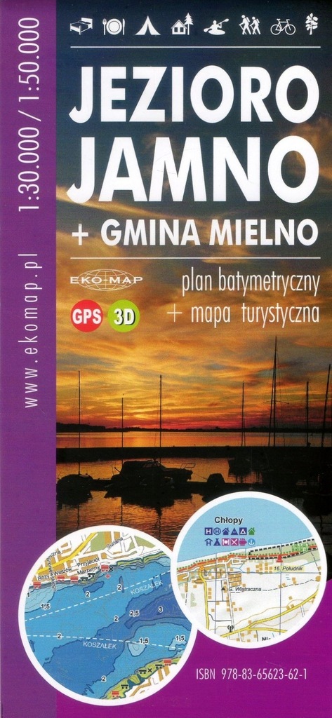JEZIORO JAMNO mapa turystyczna EKO-MAP - 8923929704 - oficjalne ...