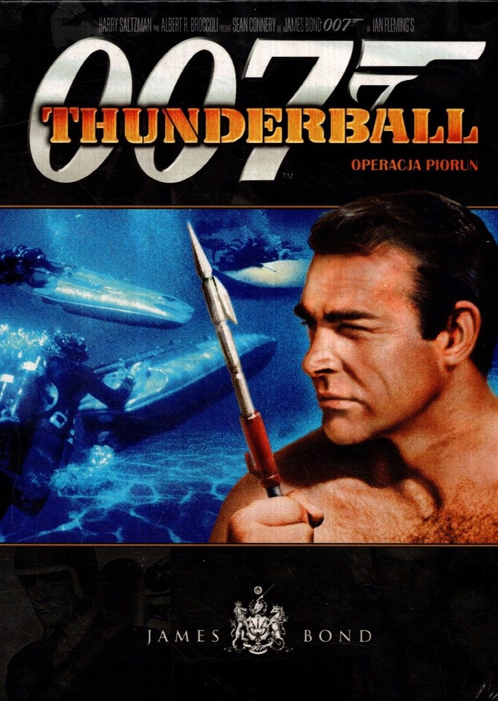 007 James Bond: Thunderball Operacja piorun DVD - 12242699895 - oficjalne archiwum Allegro