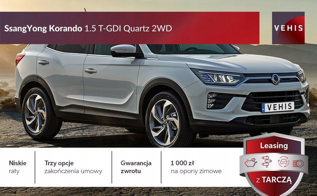 SsangYong Korando Samochod NOWY - 12921856863 - oficjalne archiwum Allegro