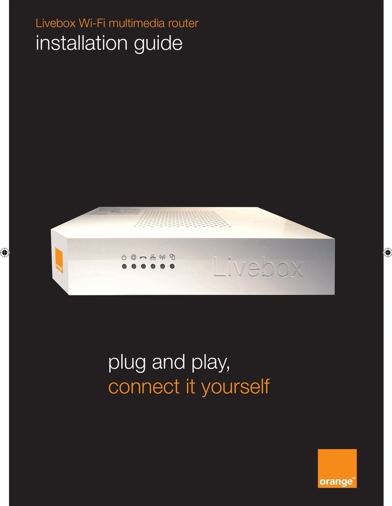 Modem Livebox orange#pp - 12585868978 - oficjalne archiwum Allegro