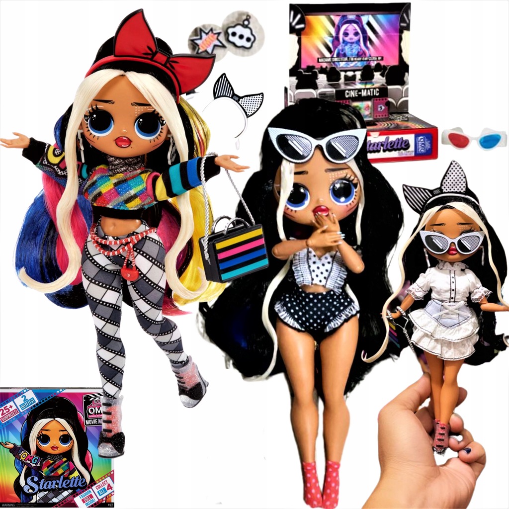 STARLETTE lol omg Movie Magic Lalka Modowa Zestaw - 11426787413 ...