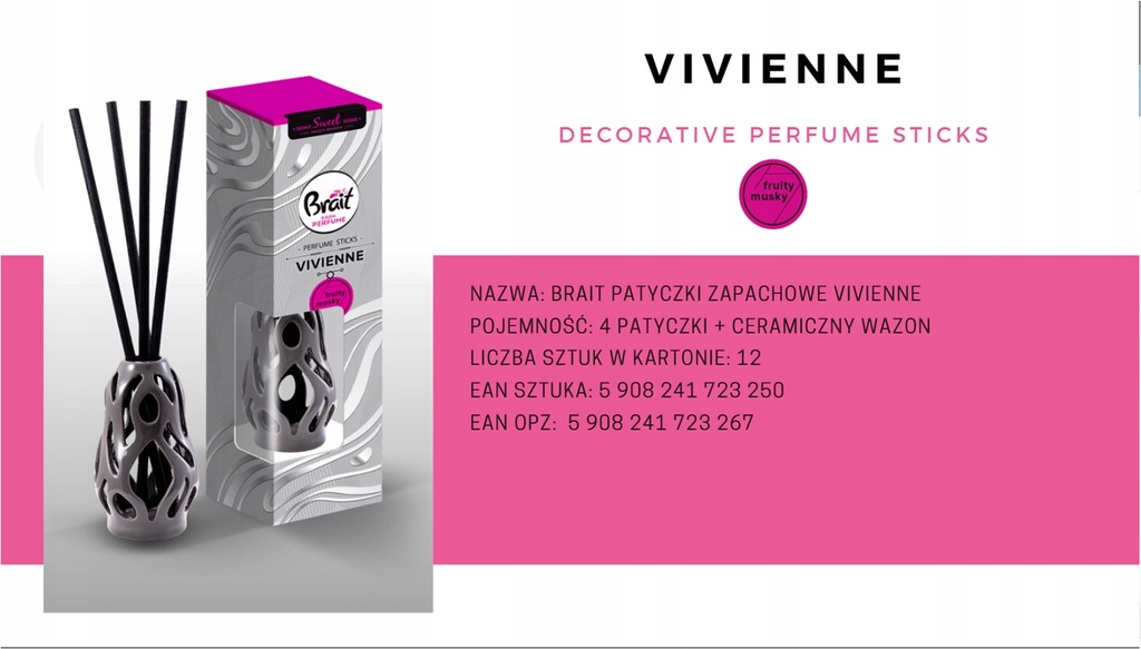 Купить ДЕКОРАТИВНЫЙ ОСВЕЖИТЕЛЬ ВОЗДУХА BRAIT VIVIENNE: отзывы, фото и ...