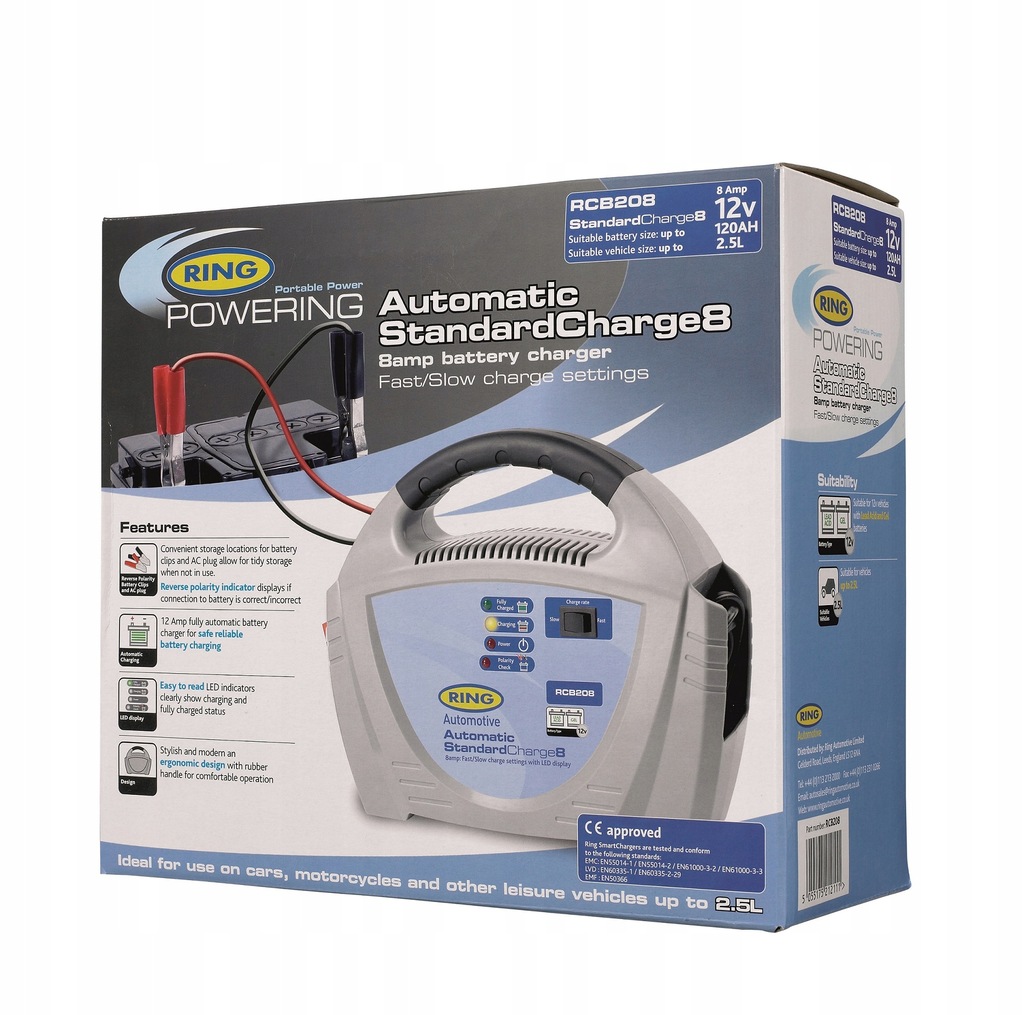 Profesjonalny Prostownik Ring RECB212 12A 12V - 11007808192 - oficjalne ...