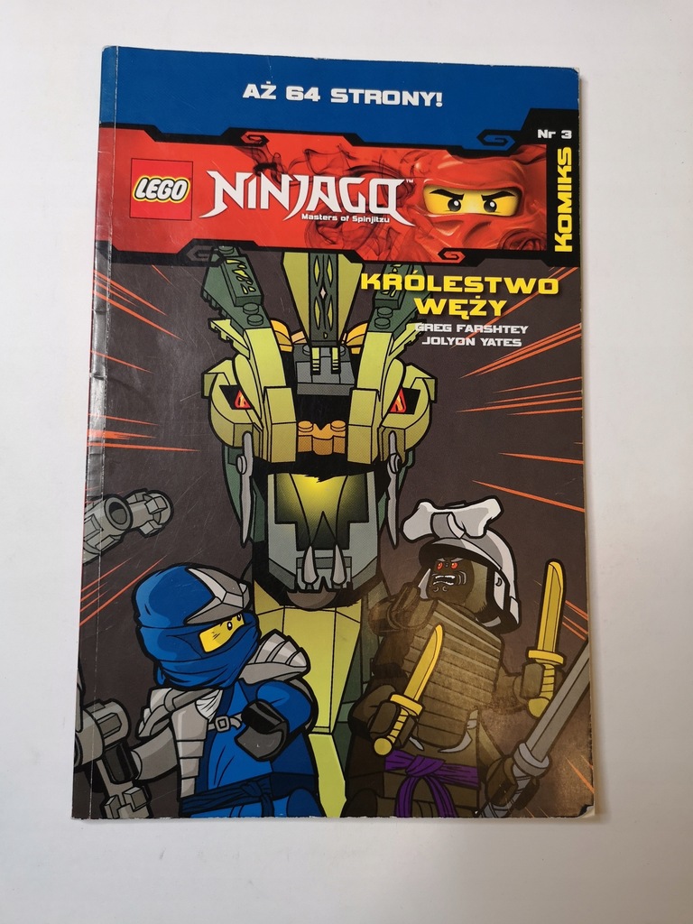 Lego Ninjago nr 3 Królestwo węży - Greg Farshtey - 13025347157 ...