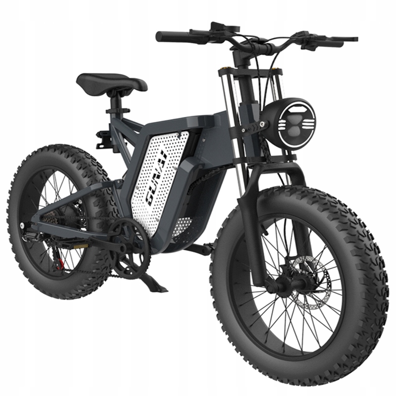 2000W 48V 25AH Górski Rower Elektryczny Fat tire - 12571849975 ...