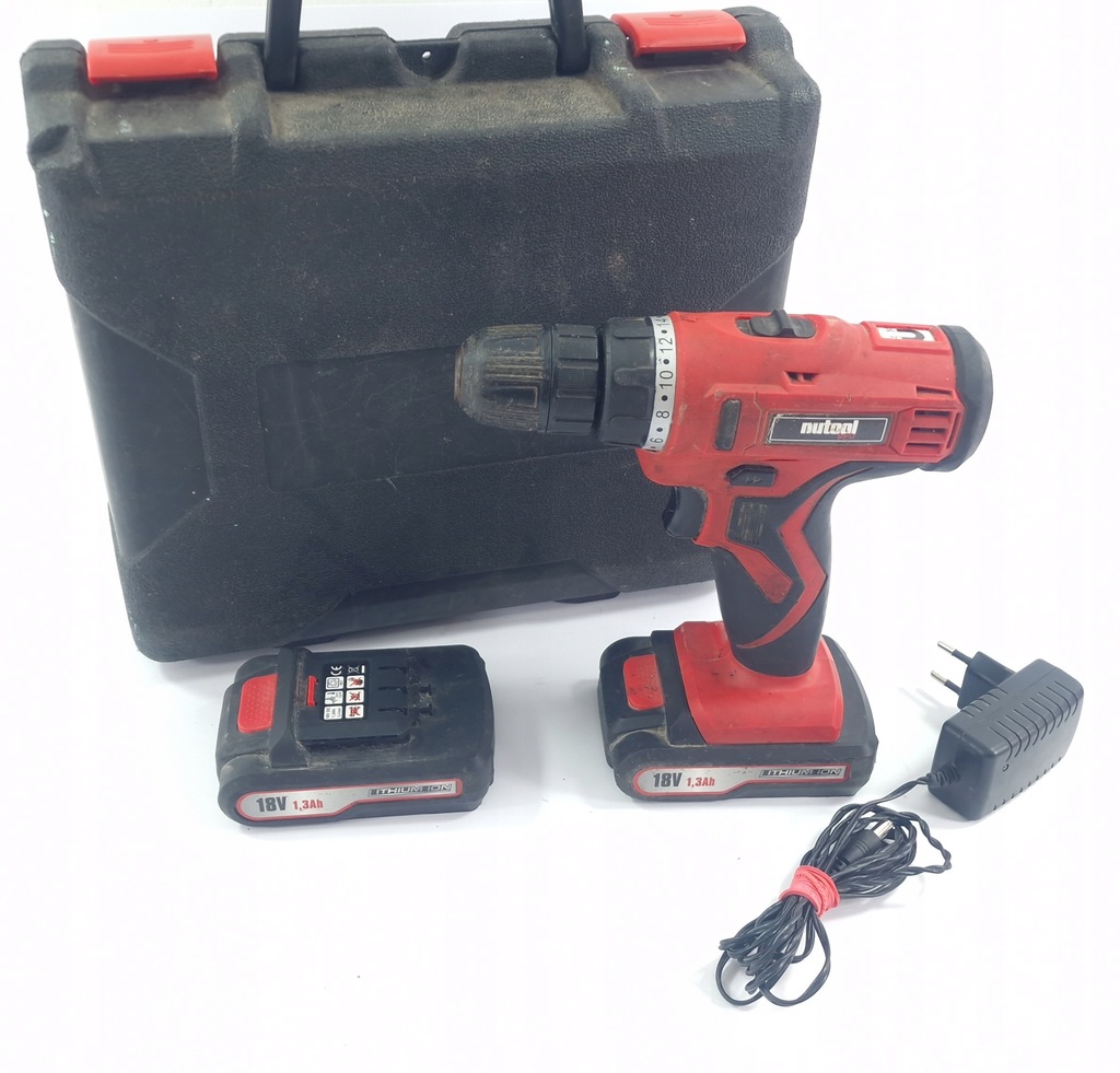 WKRĘTARKA NUTOOL RED NPK182LPL + 2x AKUMULATOR - 12641334859 ...
