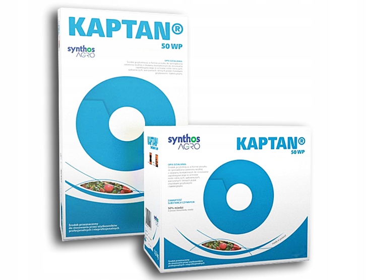 KAPTAN 50WP 1kg grzyby ZGNILIZNA zgorzel ZAPRAWA - 7982835697 ...