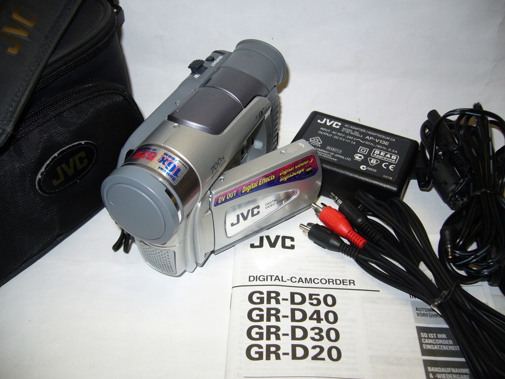 JVC GR-D 20E - zgraj kasety MiniDV w Pal-u - 12527256106 - oficjalne ...
