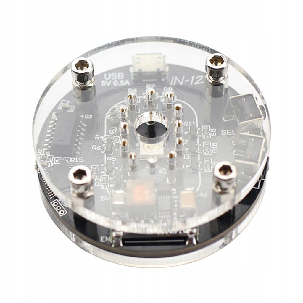 ZEGAR BUDZIK CYFROWY NIXIE TUBE ELEKTRONICZNY IN12 - 17229999506 ...