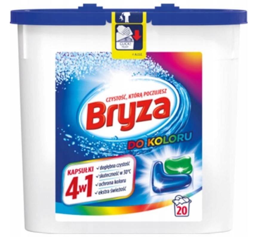 Bryza 4w1 Kapsułki do Prania Koloru 20 szt. - 13237814034 - oficjalne ...