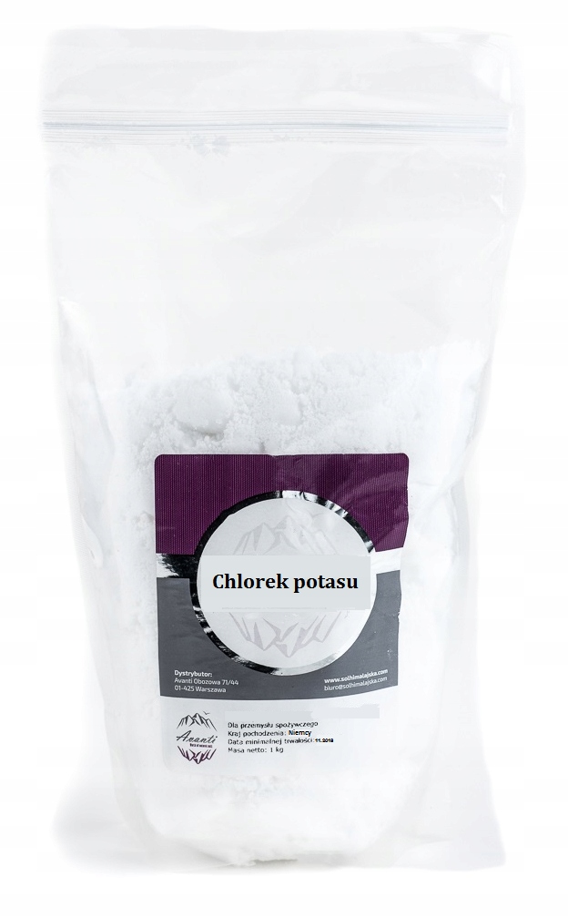 CHLOREK POTASU NAJCZYSTSZA POSTAĆ 1 KG PROMOCJA - 7446468575 ...