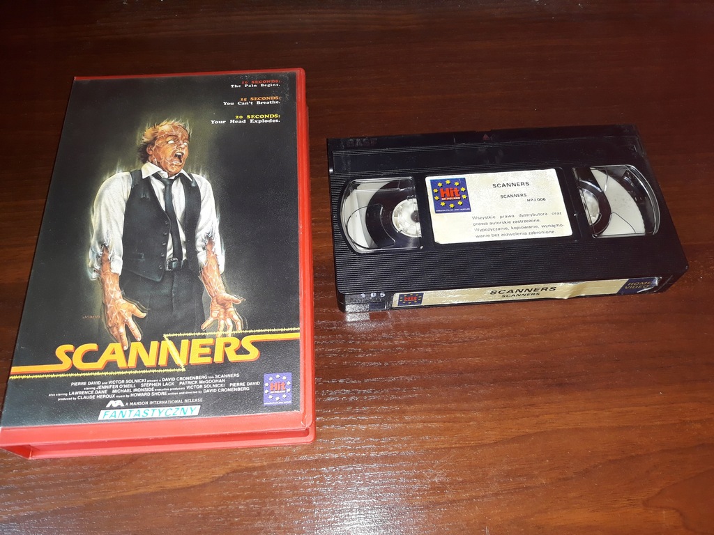 Scanners / Skanerzy VHS Cronenberg Unikat - 12151561757 - oficjalne ...