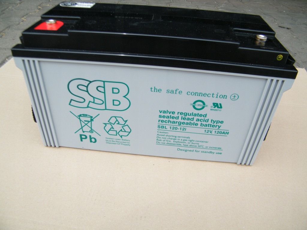 Akumulator żelowy AGM SSB SBL 120-12i 12V 120Ah - 10922936720 - oficjalne archiwum Allegro