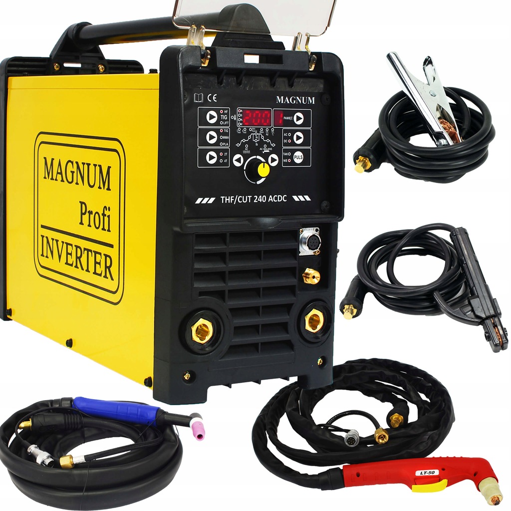 SPAWARKA TIG AC/DC THF CUT 240 PLAZMA 200A MAGNUM - 8381732853 ...