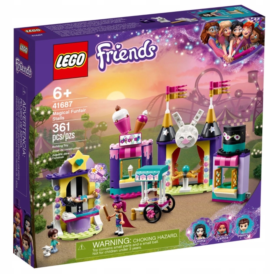 Klocki LEGO Friends Wesołe miasteczko zestaw 41687 - 11547953228 ...