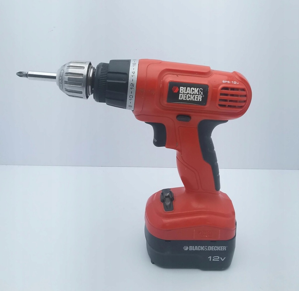 Wiertarka Black&Decker EPC 12 (2X AKU) - 13378435051 - oficjalne ...