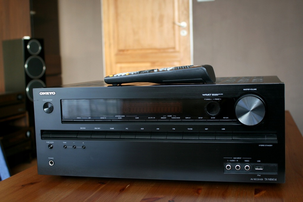 Amplituner Onkyo TX-NR 414 USB Net wzmacniacz kino - 8289359178 - oficjalne archiwum Allegro