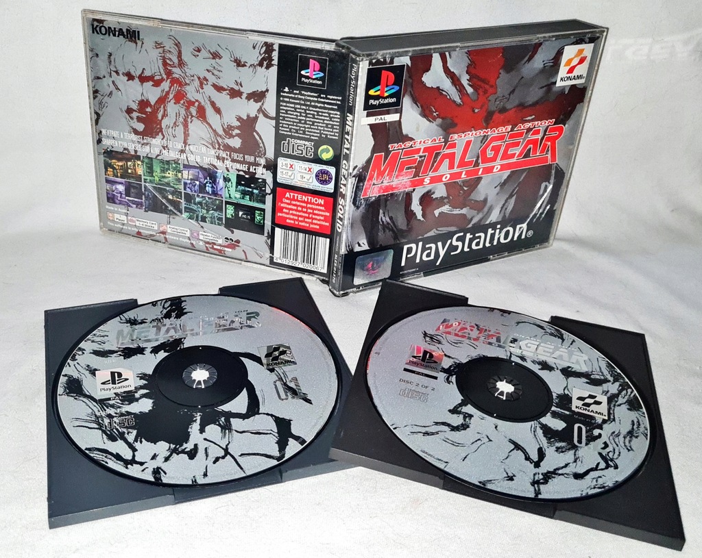 Metal Gear Solid PS1 PSX Sony PlayStation (PSX) - 13640050211 ...