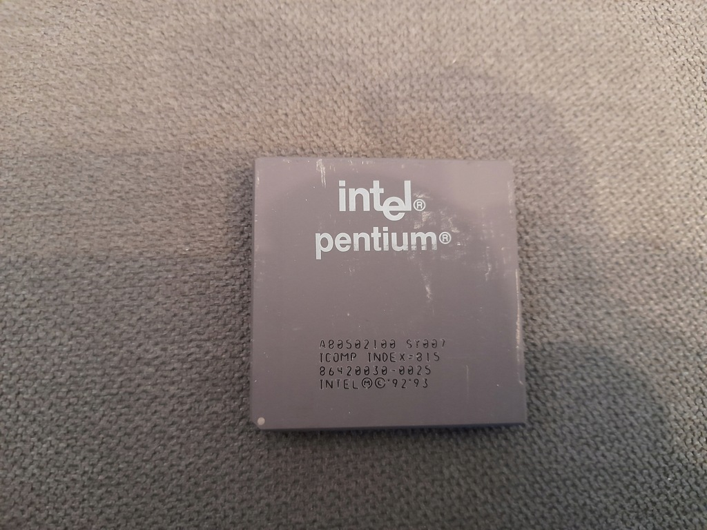INTEL PENTIUM 100Mhz Socket 7 - 14445461538 - oficjalne archiwum Allegro